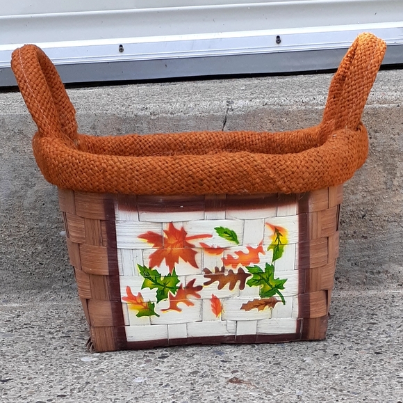 Storage & Organization | Vintage Fall Wicker Basket | Poshmark